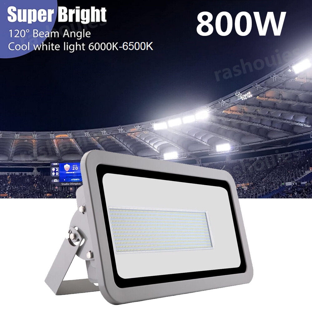 800W LED Flood Light Cool White Outdoor Stadium Soccer Field Arena ...