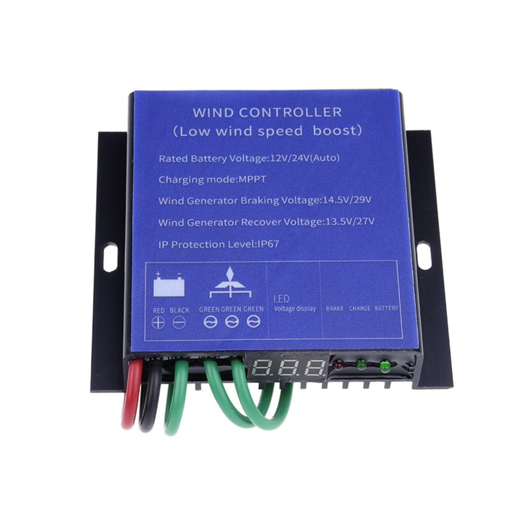 800W-MPPT wind turbine controller with overcharge protection IP67 ...