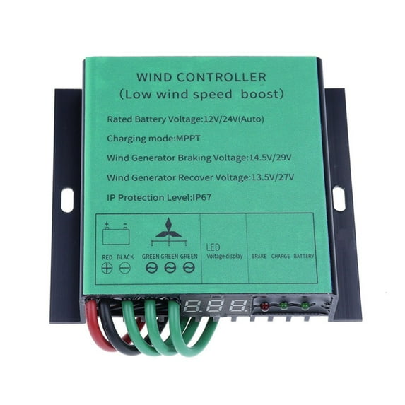 800W-MPPT wind turbine controller with overcharge protection IP67 ...