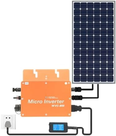 800W Solar Grid Tie Inverter, Solar Power Inverters with LCD Display ...