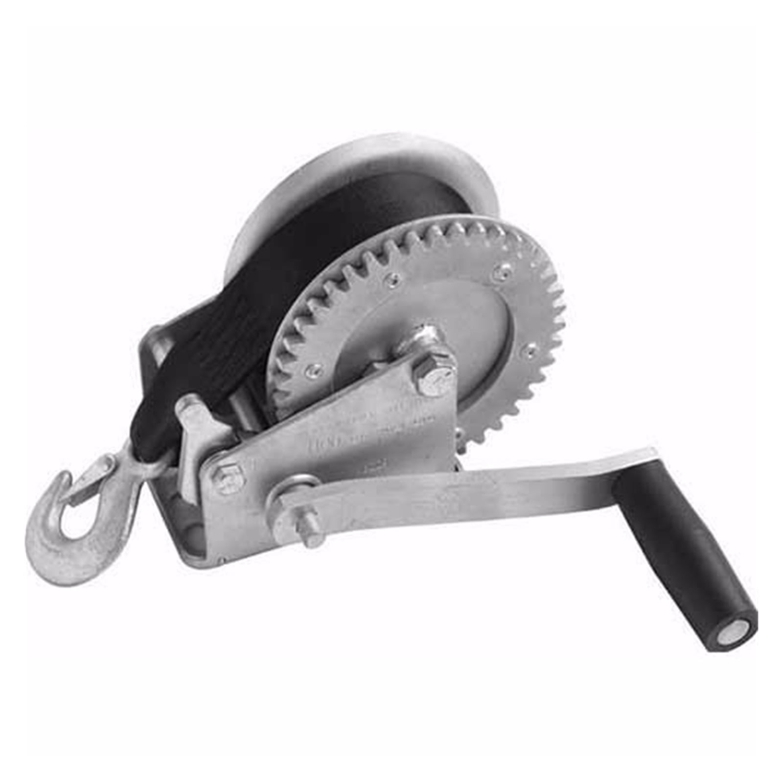 800lbsx4-6M Boat Truck Auto Portable Hand Manual Winch With Webbing ...