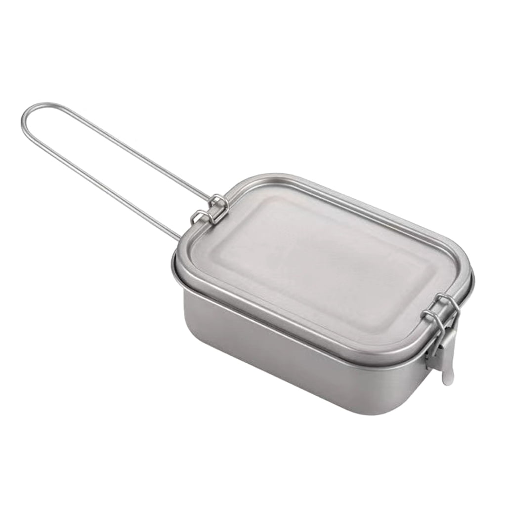 800ml/1200ml Portable Picnics Bentos Box Metal Alloy Bentos Container ...