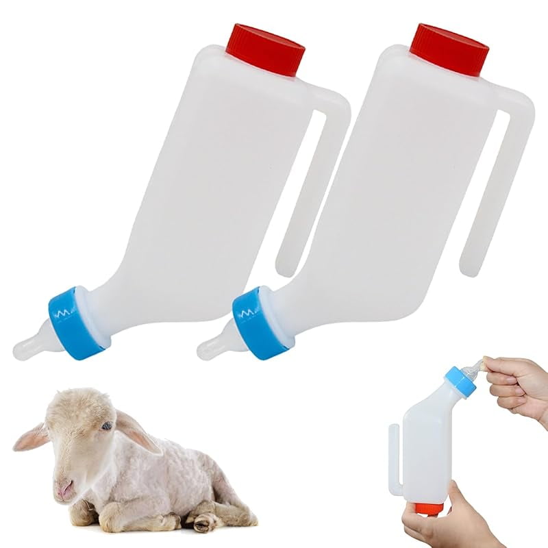 800ml Lamb Baby Bottle with Scale, Goat Bottles for Feeding Baby Goats ...