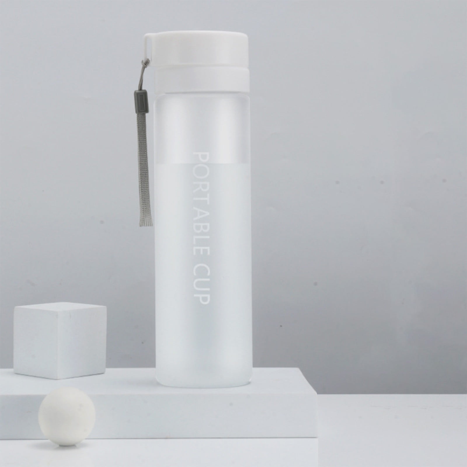 800ml Sports Water Bottle with Tea Infuser - Large Capacity Plastic ...