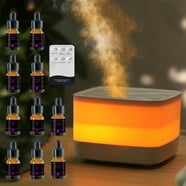 Mainstays Cool Mist Ultrasonic Aroma Oil Diffuser, White - Walmart.com