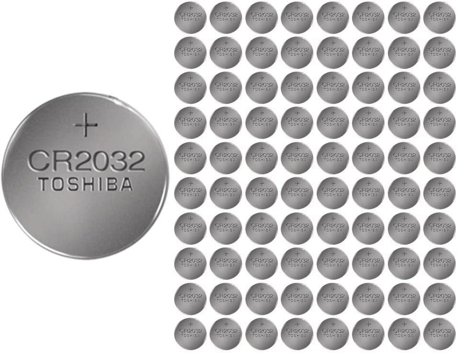800x Toshiba CR2032 Batteries 3v Lithium Coin Battery Bulk Wholesale ...