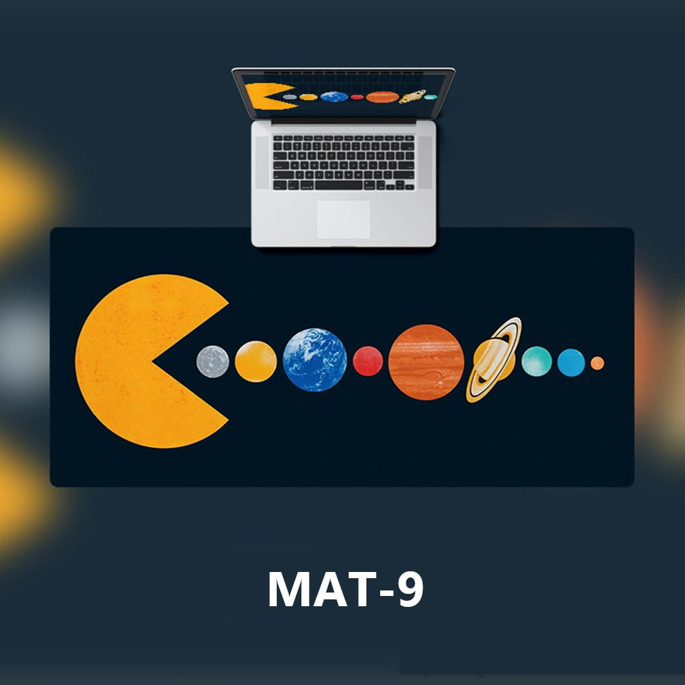 800x400mm Extra Large Lock Edge Rubber Keyboard Mice Mat Astronaut ...