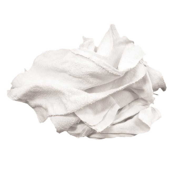 801-10LB PEC White 10 lbs Terry Cloth Rags - Walmart.com
