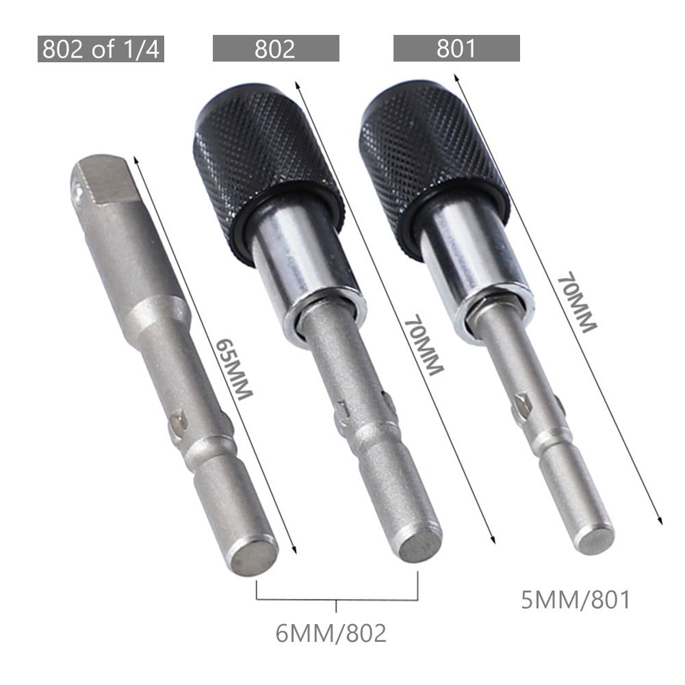801 To 1/4 Electric Screwdriver Adapter Rod Self-Locking Adapter Rod ...