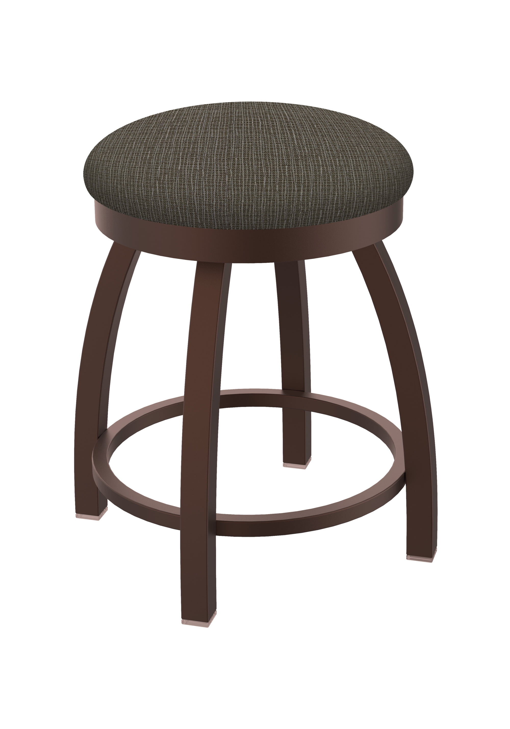 802 Misha 18" Swivel Vanity Stool with Bronze Finish and Graph Chalice ...