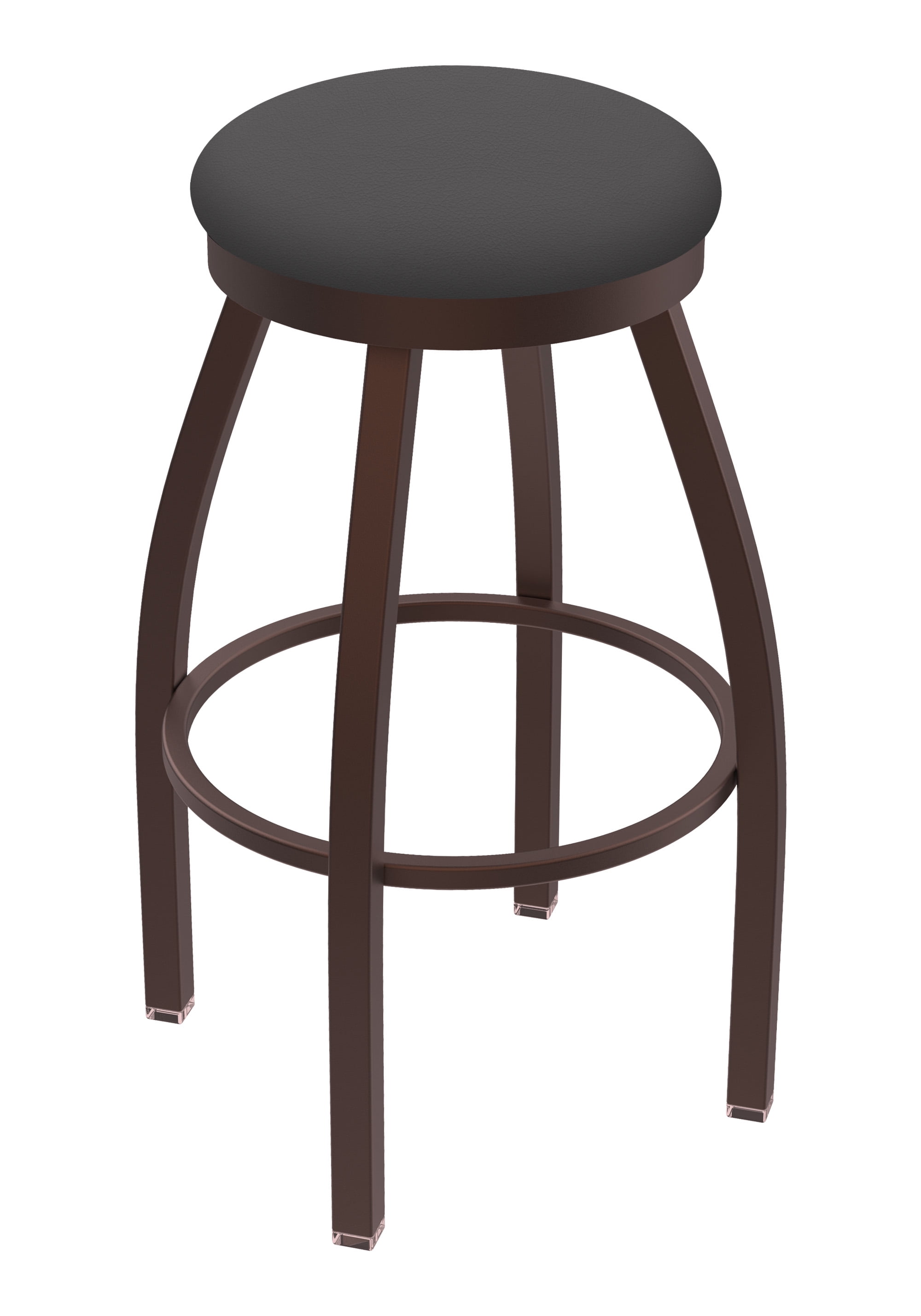 802 Misha 36" Swivel Extra Tall Bar Stool with Bronze Finish and Canter ...