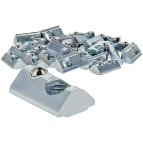 8020, 13034, 15 40 Series M8 x 1.25 Steel Self Aligning Roll in T-Nut ...