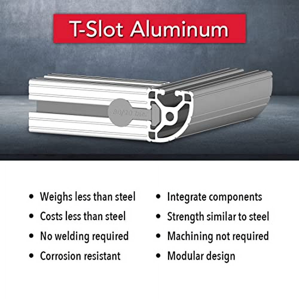 8020, 1517, 15 Series, Aluminum 1.5" x 1.5" Quarter Round Aluminum ...