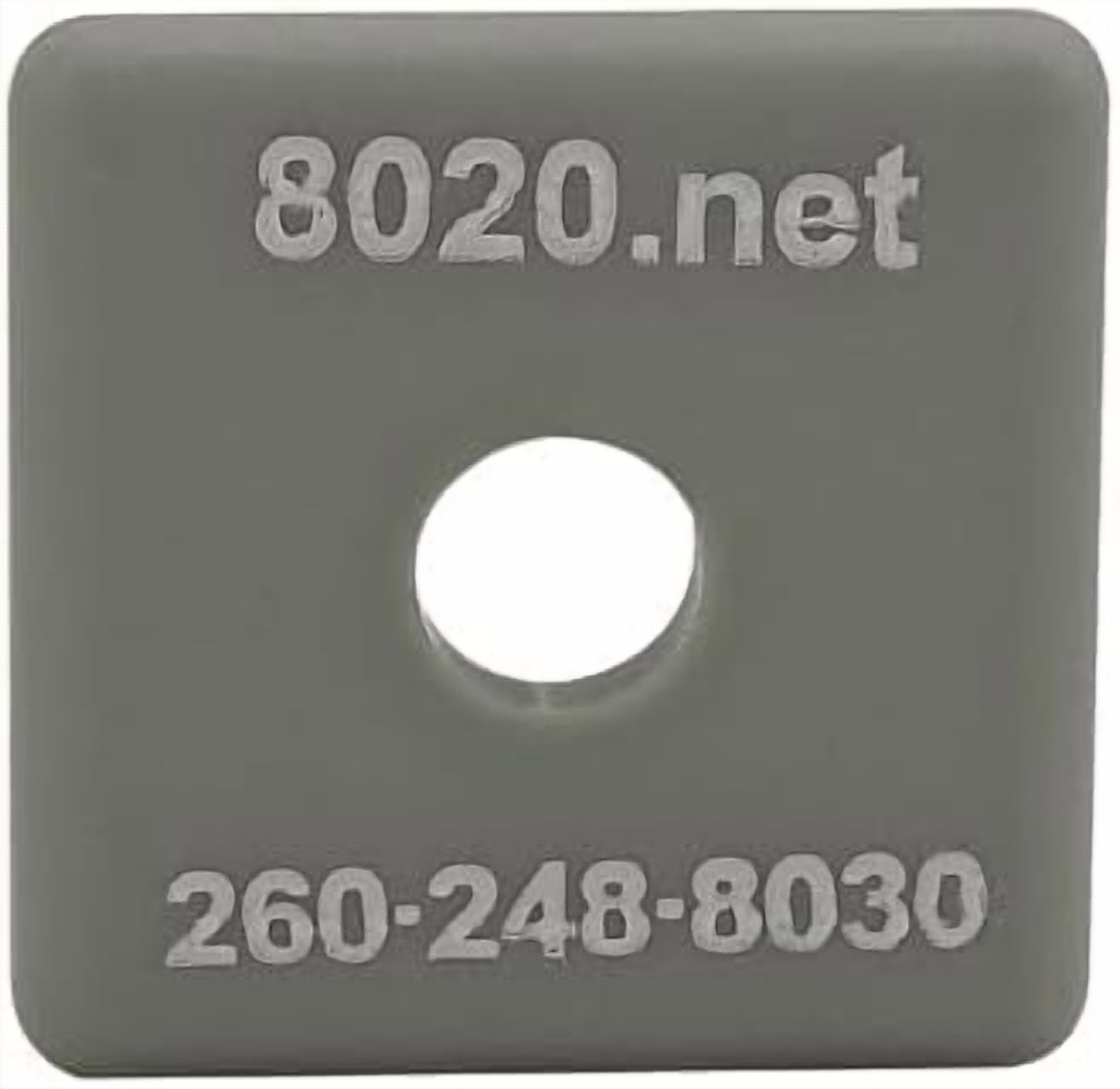 8020, 2030, 15 Series, 1.5" x 1.5" Plastic Square End Caps with Push in ...