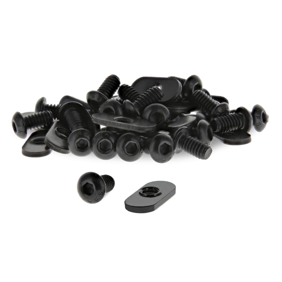 8020, 3393, 10 Series Bolt Combo, 1/4-20 x 0.5 Inch Button Head Socket ...