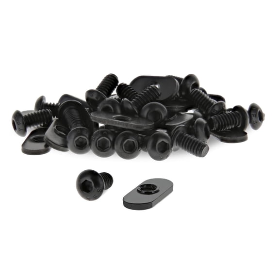 8020, 3393, 10 Series Bolt Combo, 1/4-20 x 0.5 Inch Button Head Socket ...