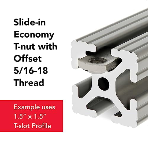 8020, 3678, 15 Series 5/16-18 Stainless Steel SS Slide in T-Nut with ...