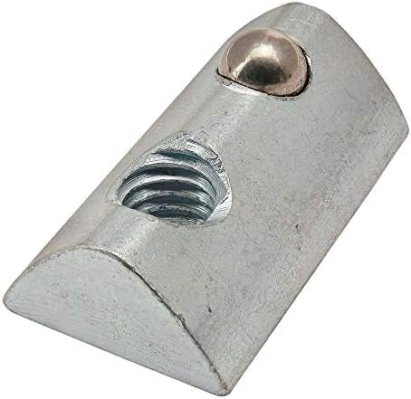 8020, 3914, 15 Series M6 Steel Roll in T-Nut with Ball Spring - T Slot ...