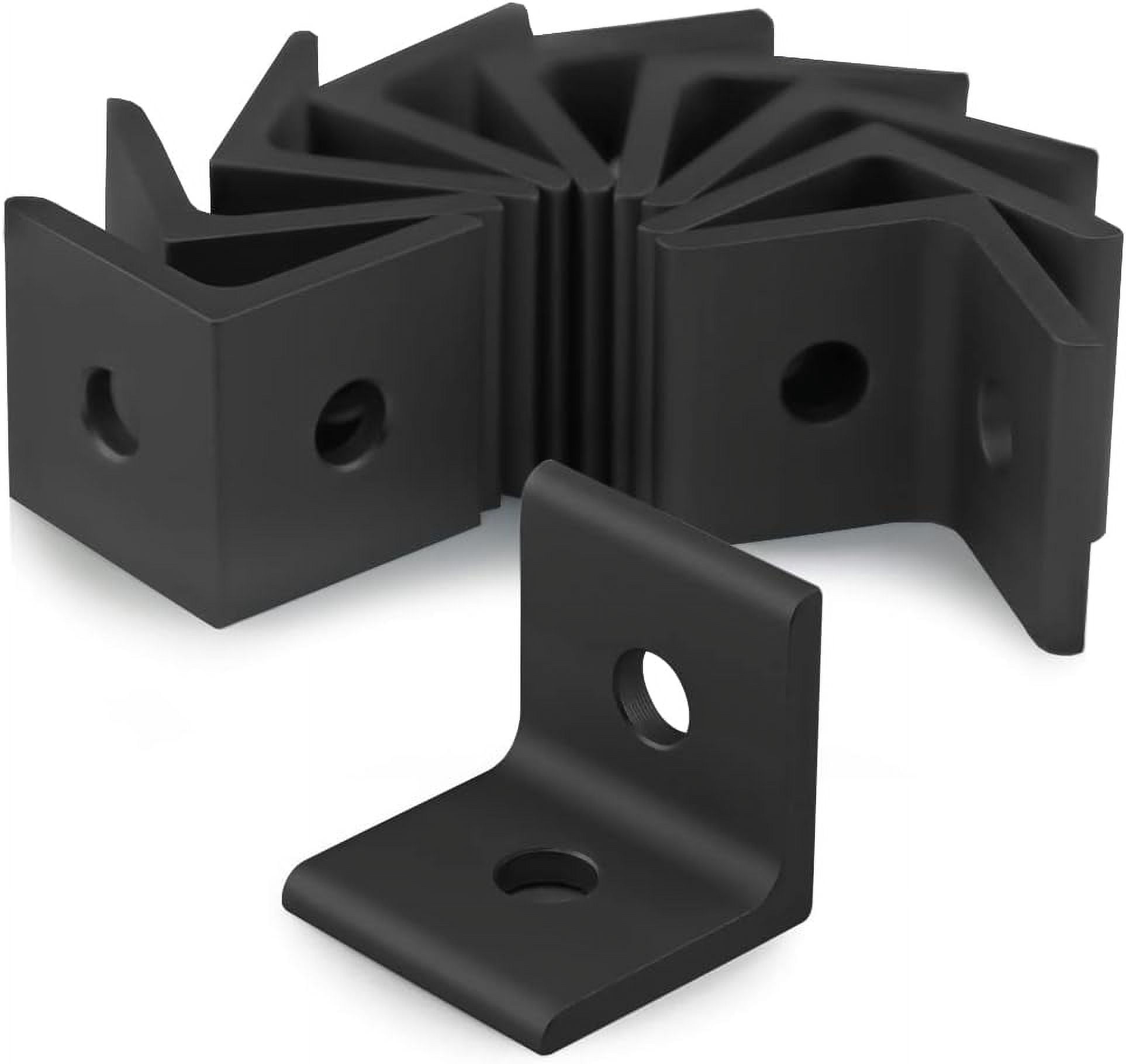 8020, 4108, 10 Series Aluminum LITE 2 Hole Inside Corner Bracket 90 ...