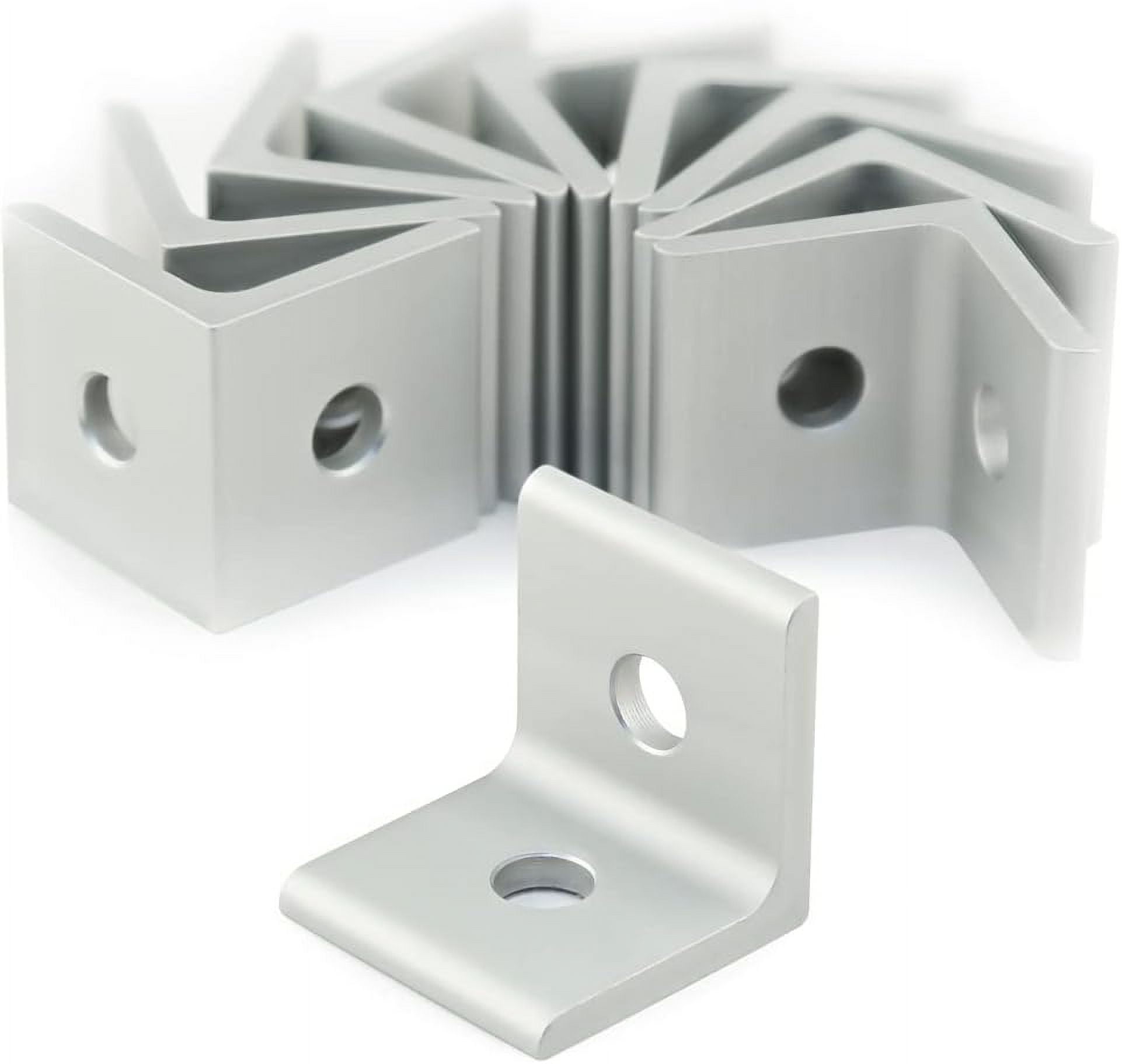 8020, 4108, 10 Series Aluminum LITE 2 Hole Inside Corner Bracket 90 ...