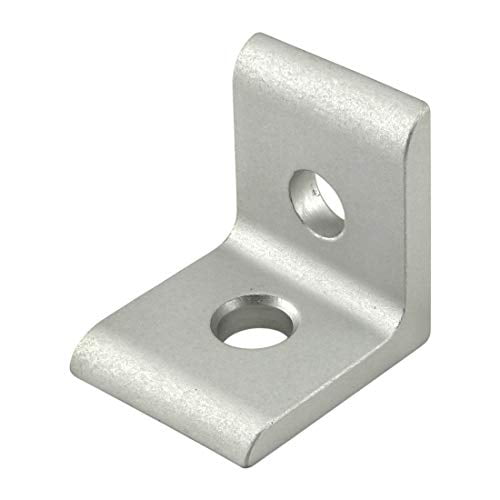 8020, 4119, 10 Series Aluminum 2 Hole Inside Corner Bracket 90 Degree ...