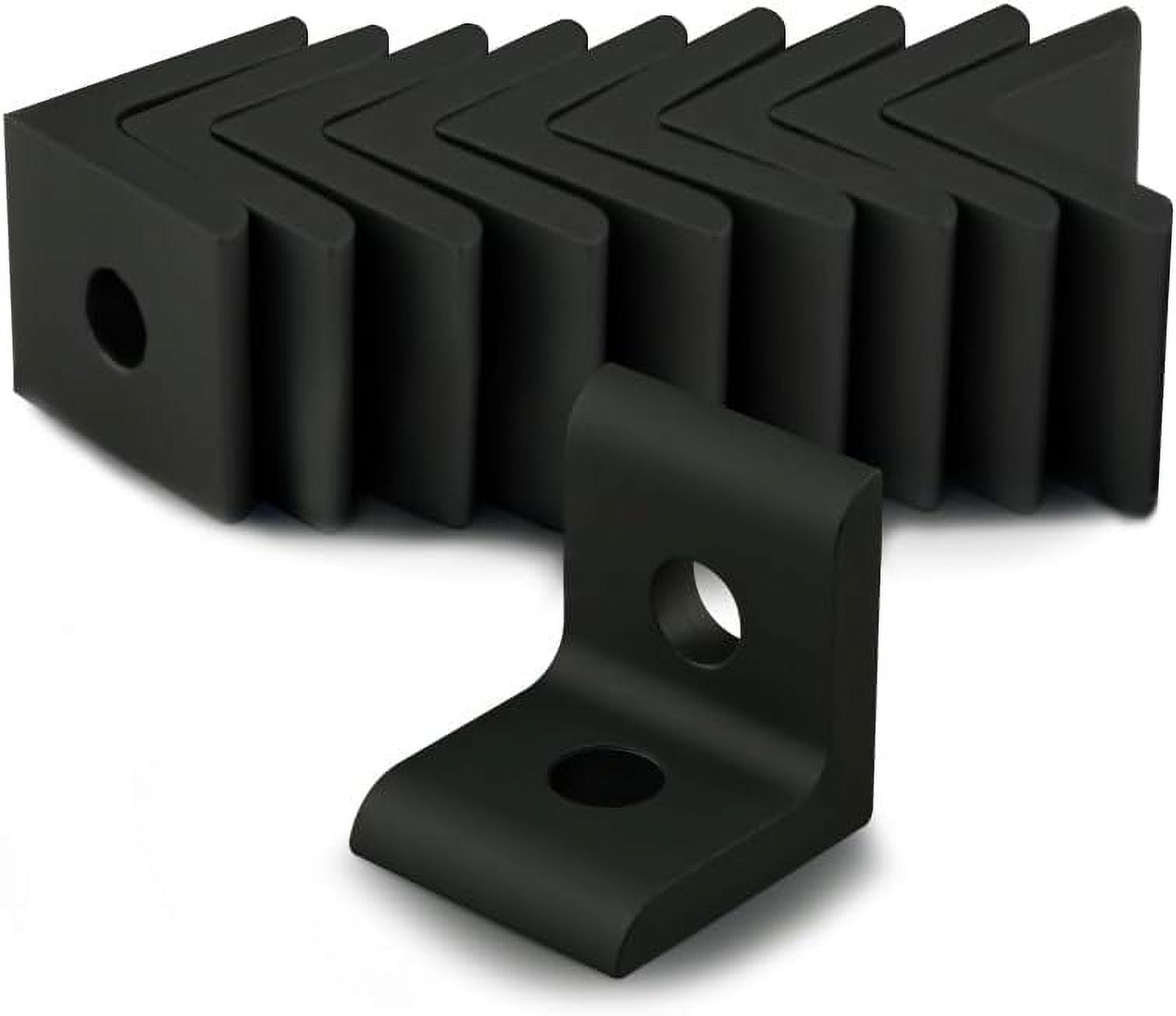 8020, 4119, 10 Series Aluminum 2 Hole Inside Corner Bracket 90 Degree ...