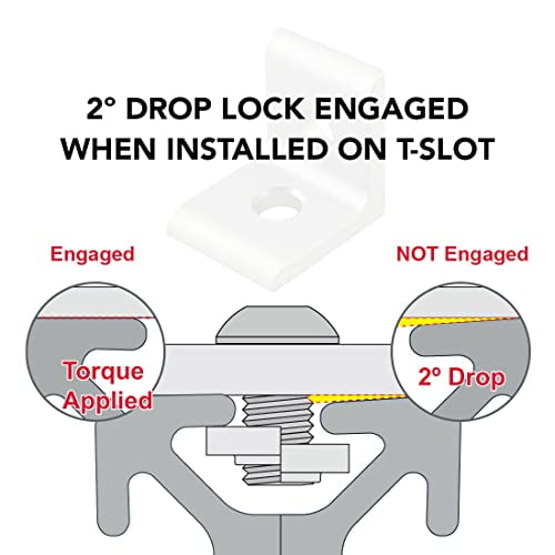 8020, 4119, 10 Series Aluminum 2 Hole Inside Corner Bracket 90 Degree ...