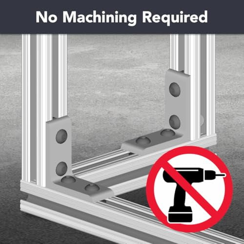 8020, 4301, 15 Series Aluminum 4 Hole Tall Inside Corner Bracket 90 ...