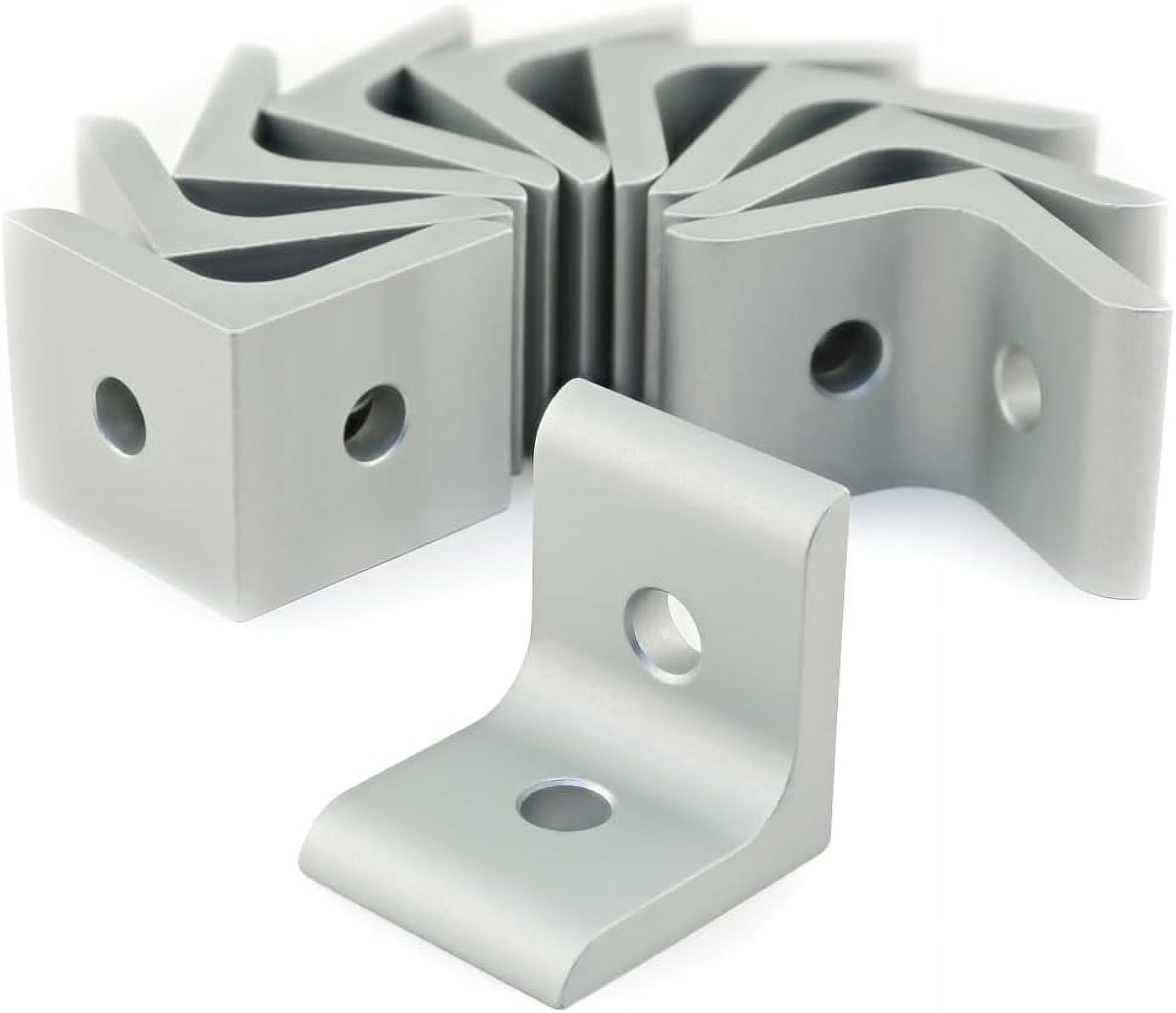 8020, 4302, 15 Series Aluminum 2 Hole Inside Corner Bracket 90 Degree ...
