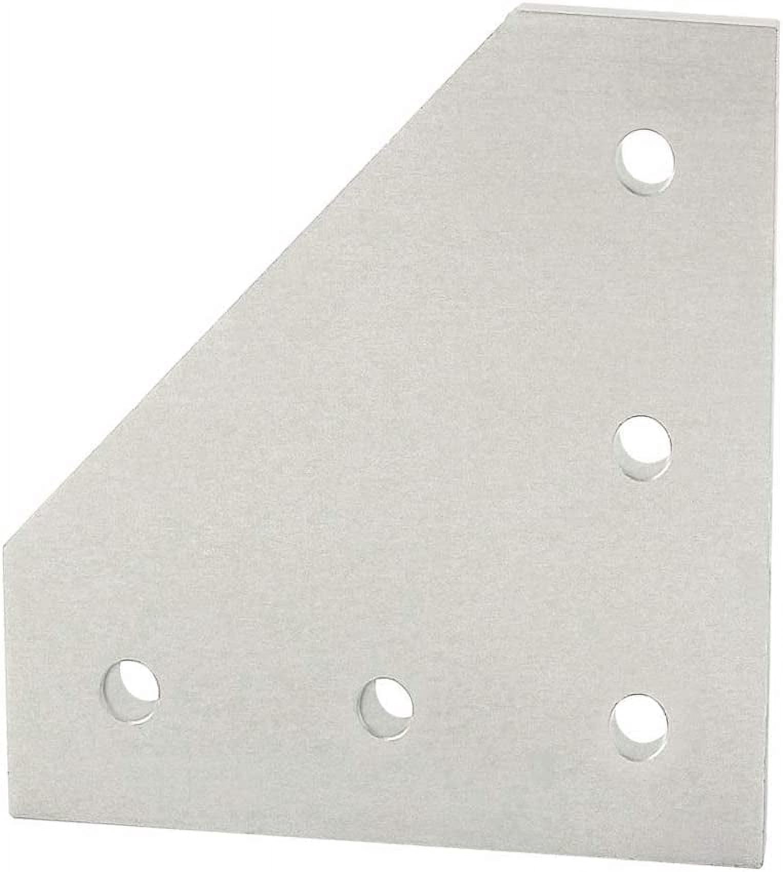 8020, 4351, 15 Series, Aluminum 5 Hole 90 Degree Angled Flat Plate ...