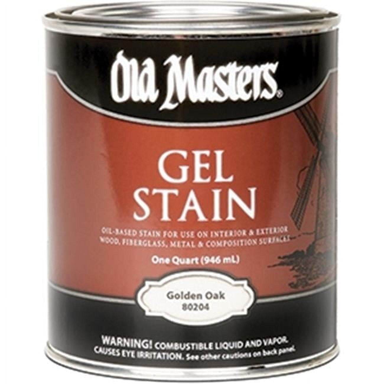 80204 Golden Oak Gel Stain - 1 Quart - Walmart.com