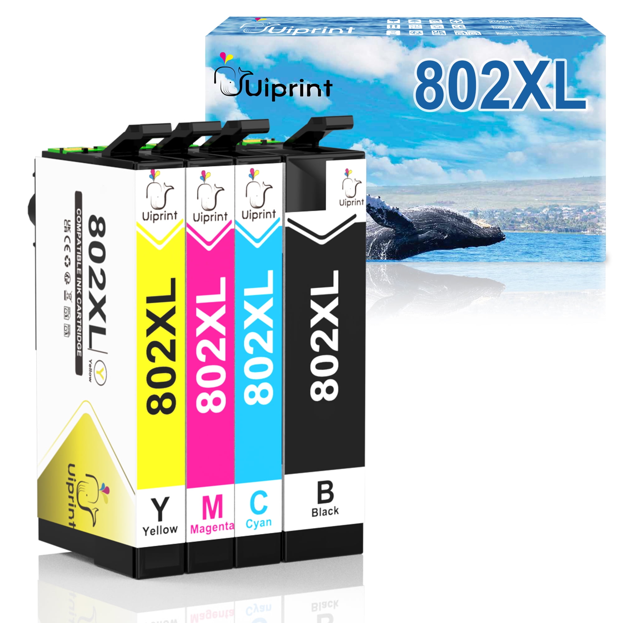 802XL Ink Cartridge for Epson Ink 802 XL 802XL to Use with Workforce ...