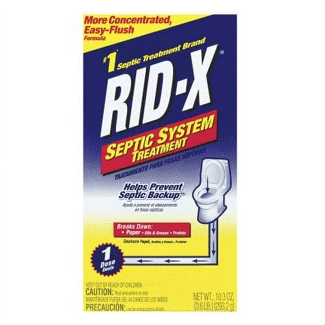 80306 10.3 Oz Concentrate Rid-X Septic Tank Additive (0091, 75759 ...