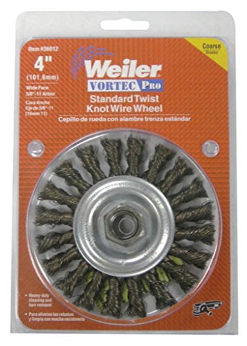 804-36218 Vortec Pro Stringer Bead Knot Wire Wheel, 4" Diameter, 5/8-11 ...