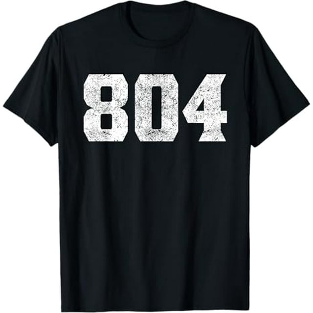 804 Area Code Richmond VA Graphic T-Shirt - Walmart.com