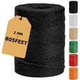 805ft Black Twine String, Black Hemp Jute Rope Cord Twine for Christmas ...