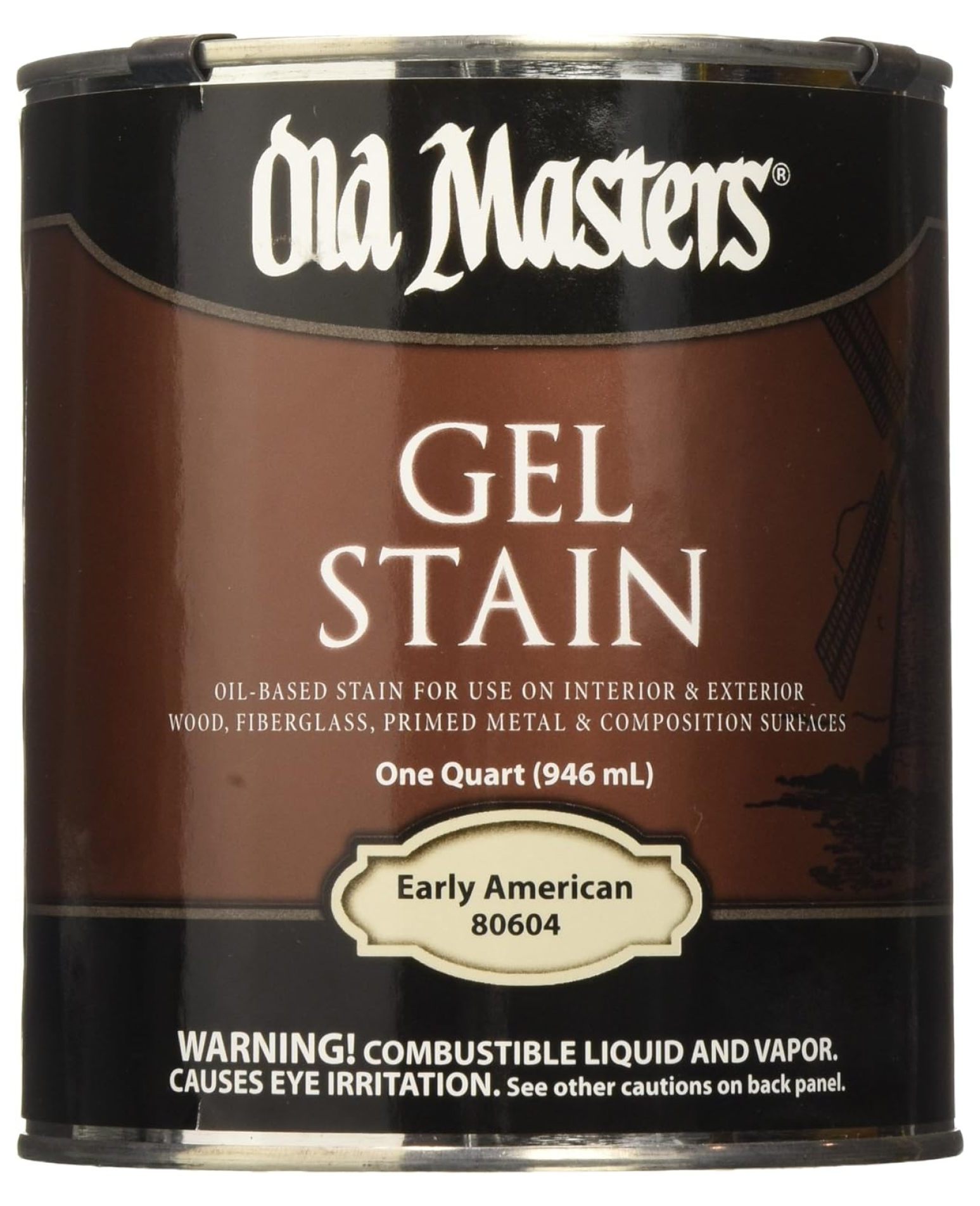 80604 Gel Stain, 1 Quart, Early American, 32 Fl Oz - Walmart.com