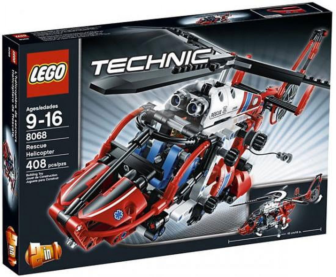 LEGO Technic Construction Set, Rescue Helicopter Toy Building Kit with ...