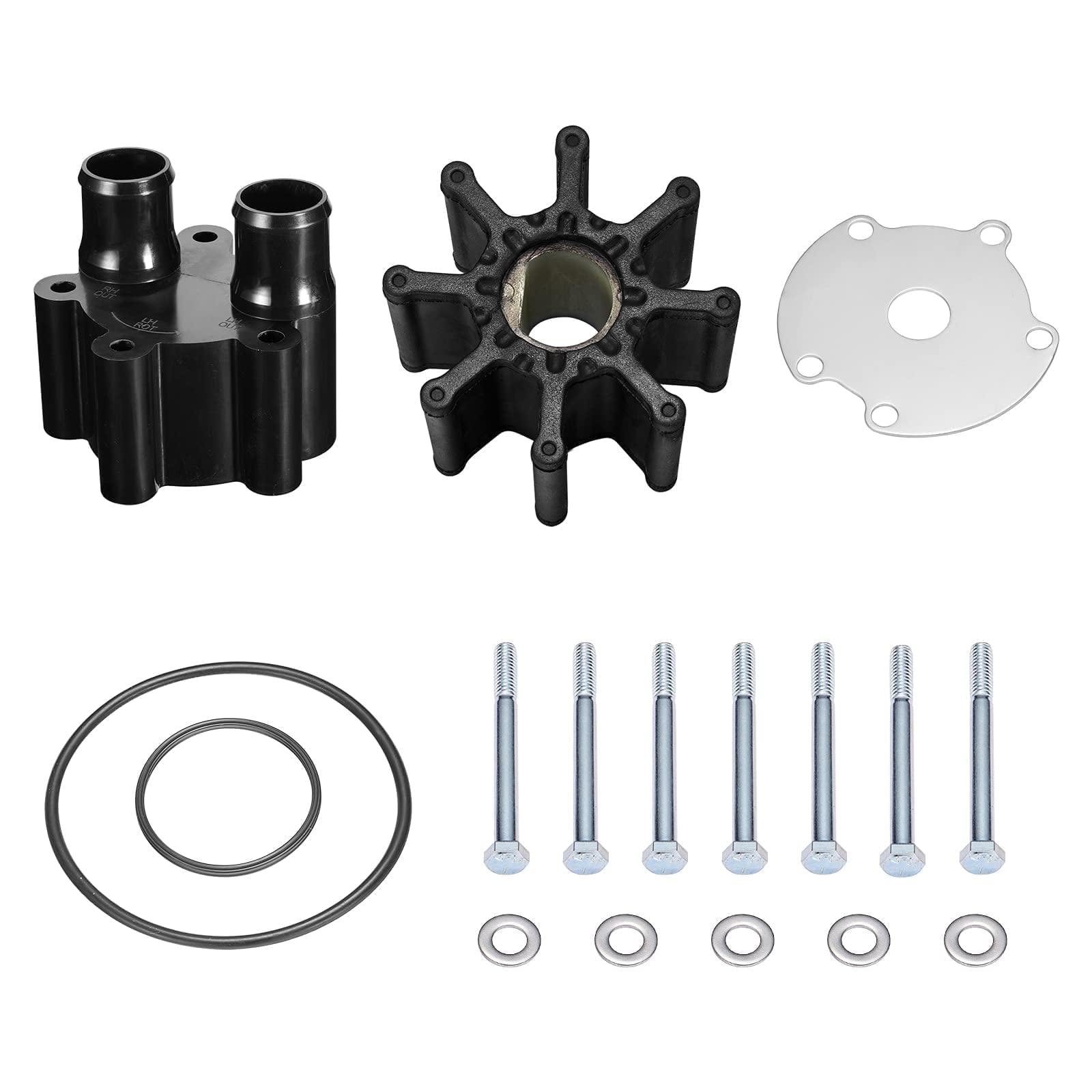 SPEEDWOW Water Pump Impeller Repair Kit for Mercruiser Alpha Bravo ...