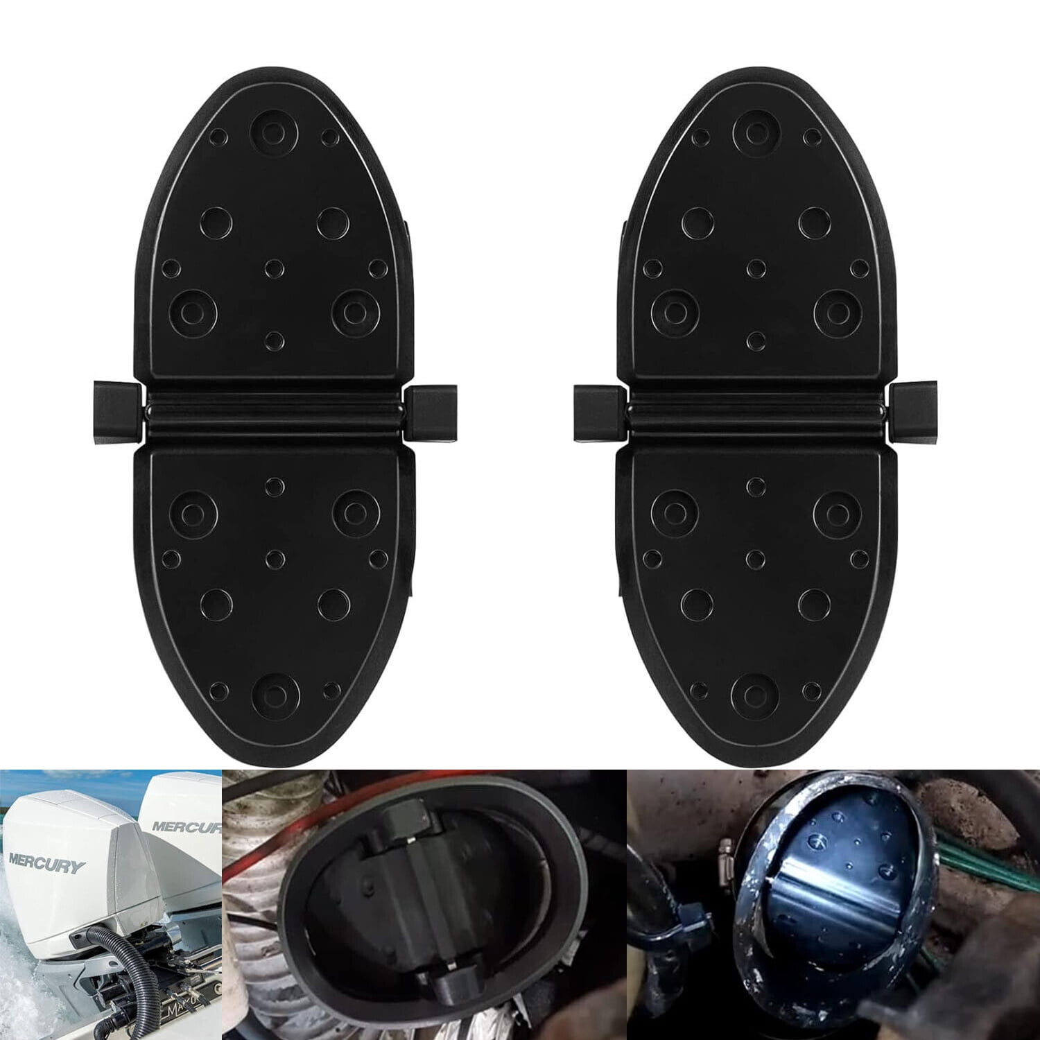 807166A1 Y-Pipe Exhaust Water Shutter Kit For Mercruiser Stern Drive V8 ...