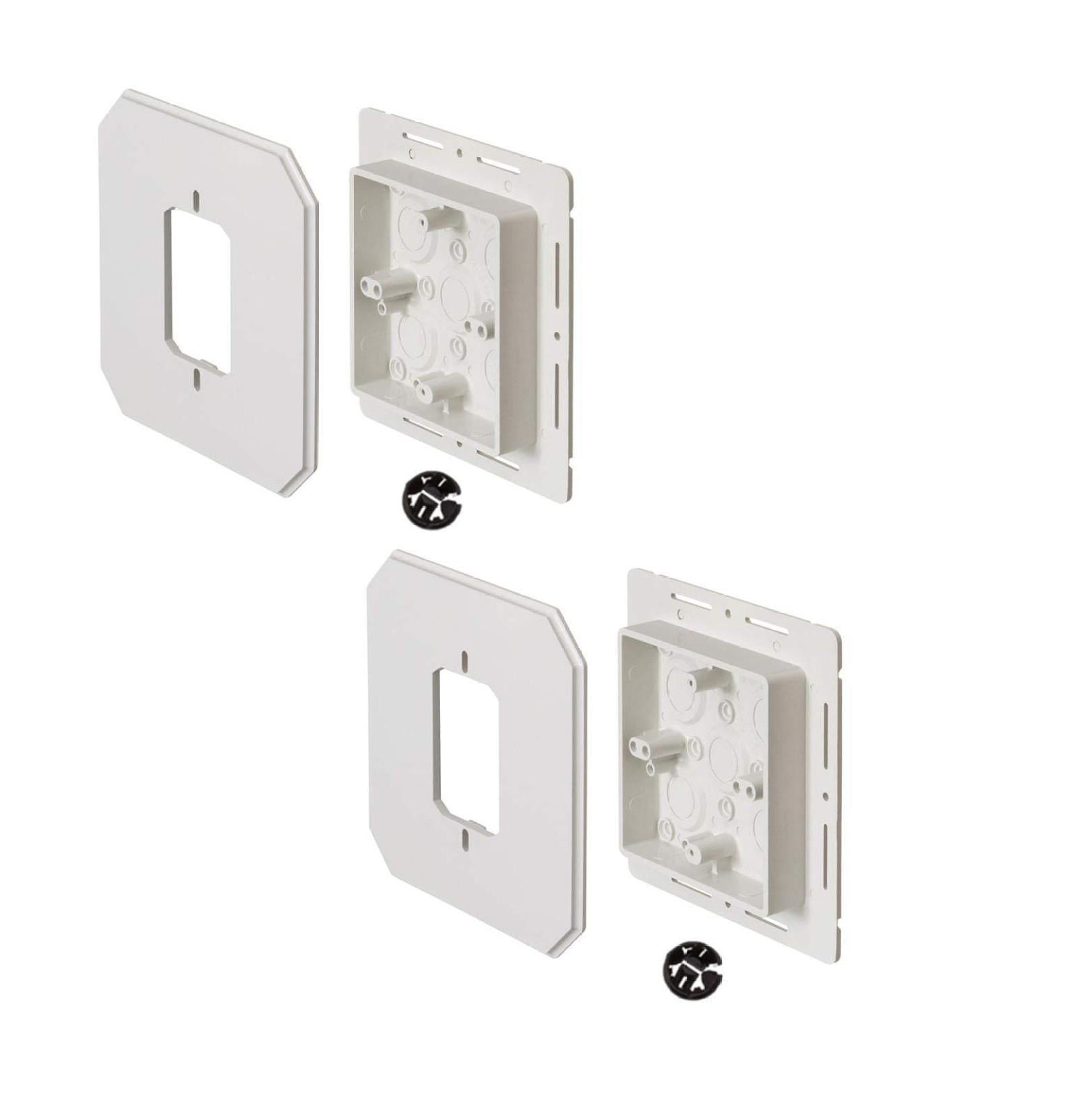 8081F Siding Box Kit for Fixtures and Receptacles, Cover with Flanges ...