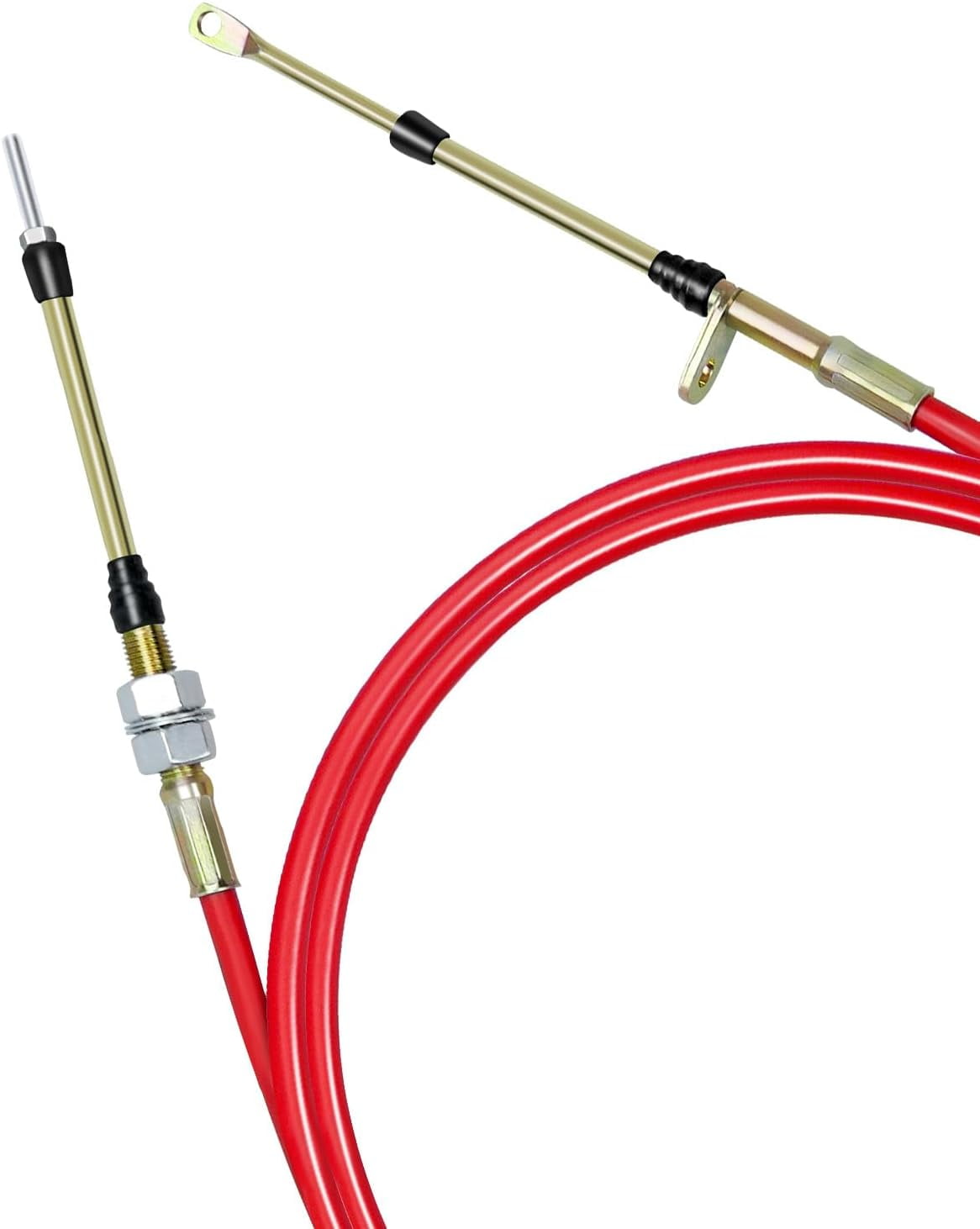 80833 Shifter Cable Fit for B&M Transmission Shift Lever with Eyelet ...