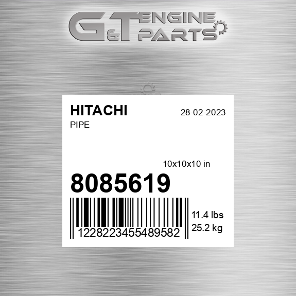 8085619 PIPE fits HITACHI (New OEM) - Walmart.com