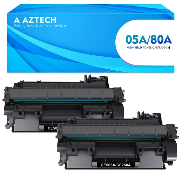 80A 05A Black Toner Cartridge Compatible for HP 05A CE505A 80A CF280A ...