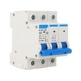 80A 3-Pole DIN Rail Mounted Miniature Circuit Breaker - Flame Retardant ...