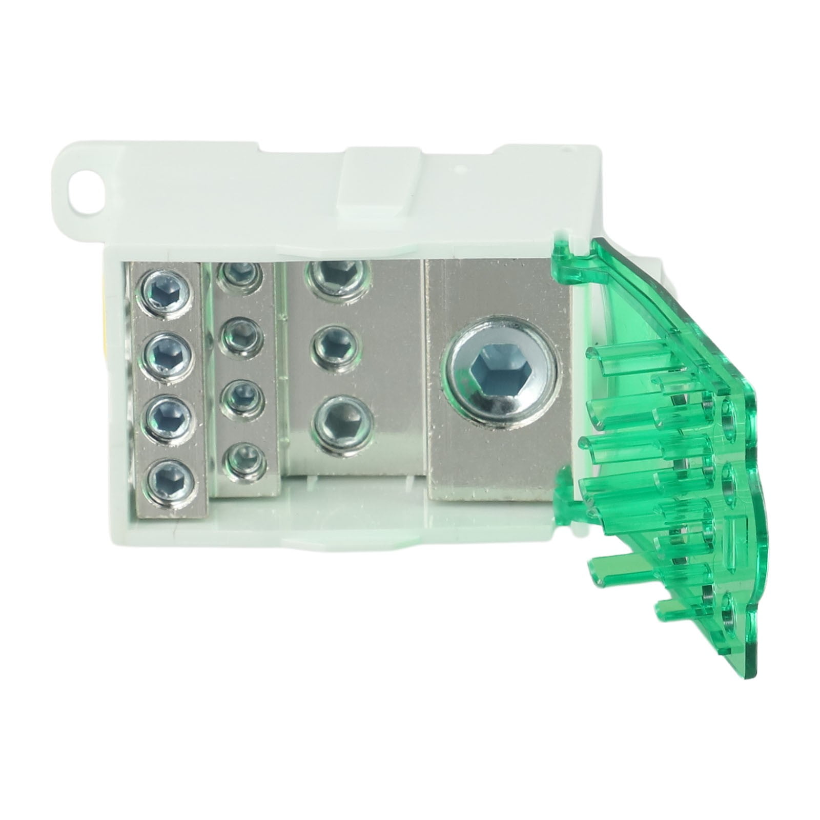 80A~500A Power Junction Box Distribution Terminal Block Connector DIN Rail green - Walmart.com