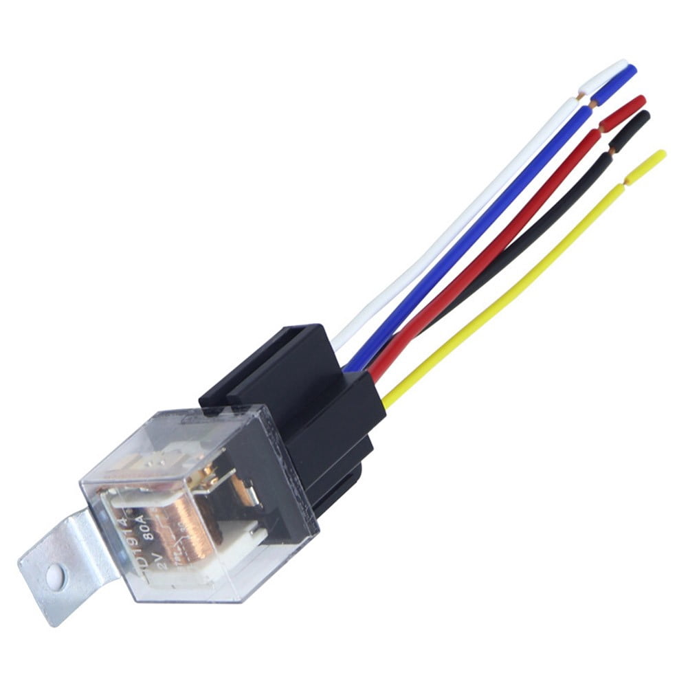 80A Automotive Relay DC 12V 24V, 4Pin 5Pin for General Purpose Relay ...