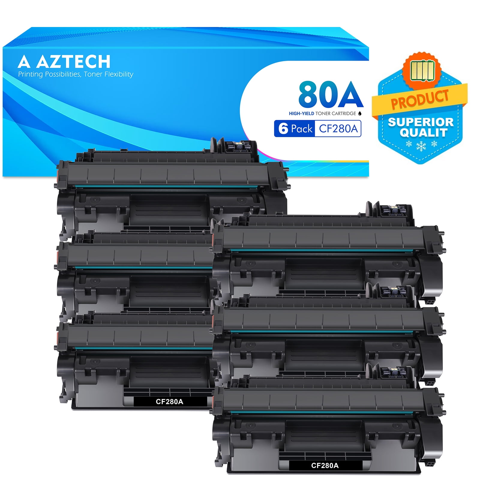 80A CF280A | 80X CF280X Compatible Toner Cartridge Replacement for HP ...