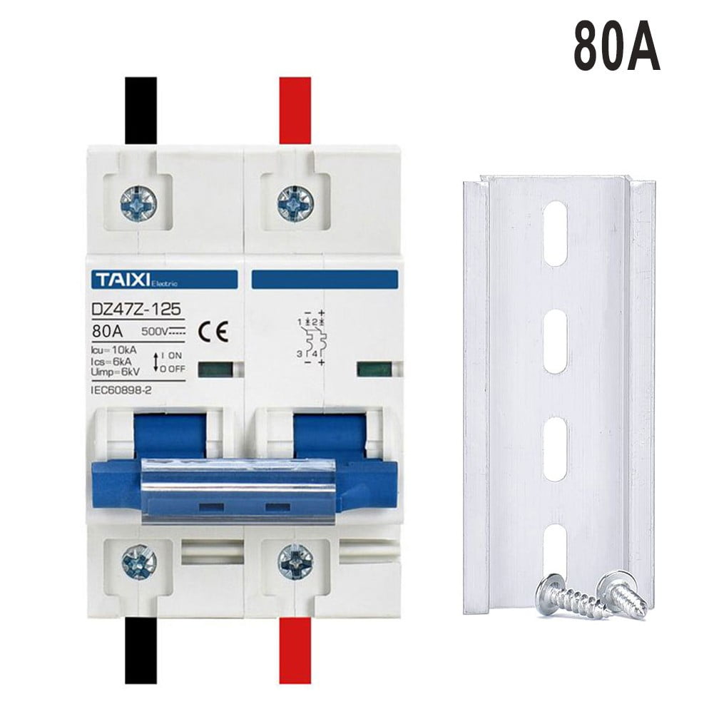 80A-Dc Miniature Circuit Breaker 2 Pole 500V 32 Amp Isolator Dc ...