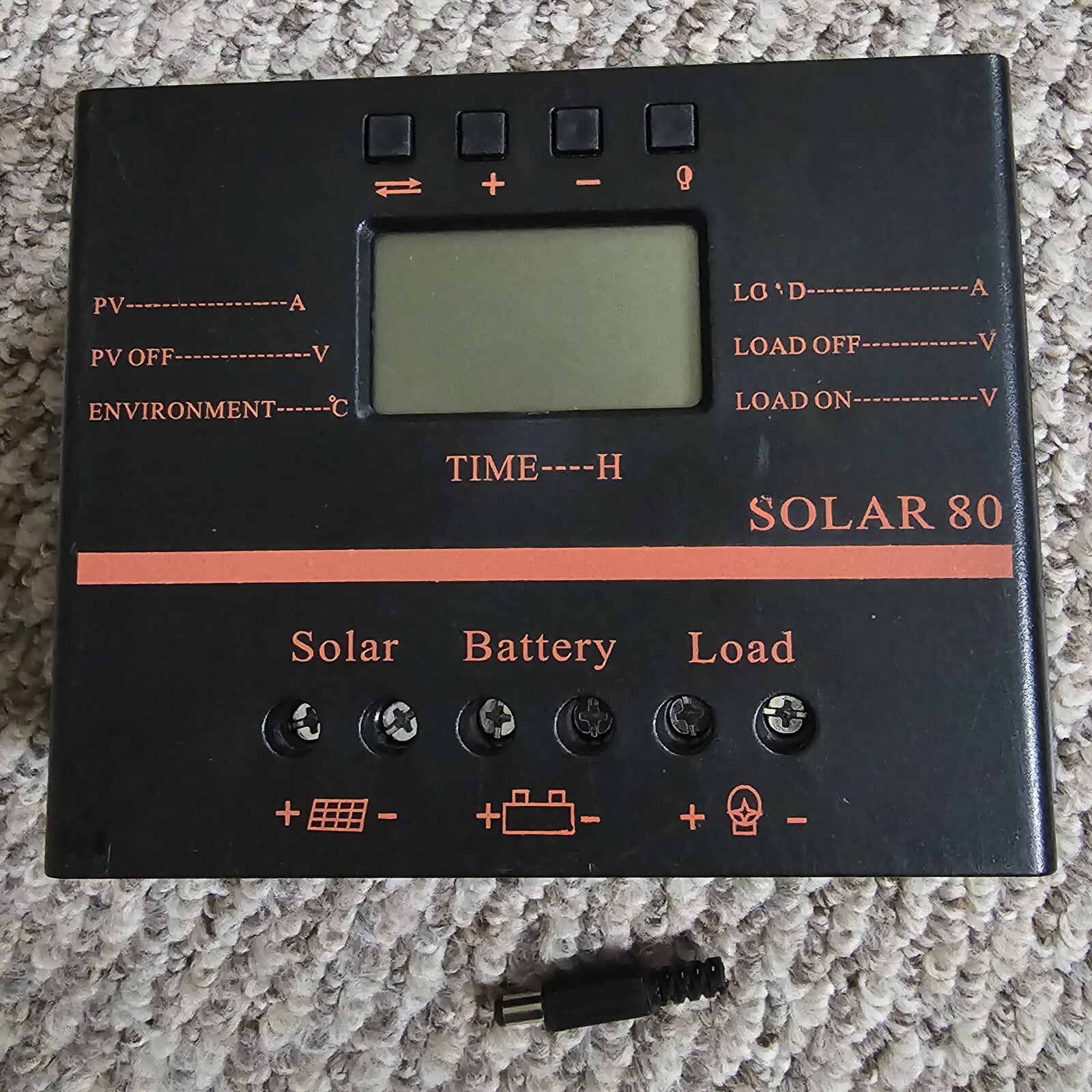 80A PWM Solar Panel Regulator Charge Controller Auto Solar Controller ...